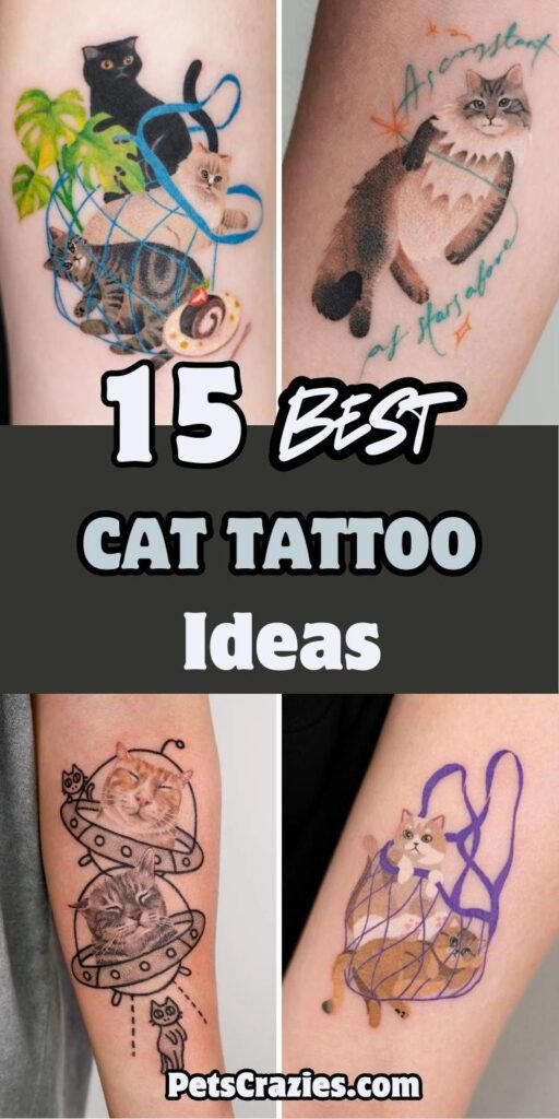 18 Heartwarming Cat Tattoos Ideas for Pet Enthusiasts