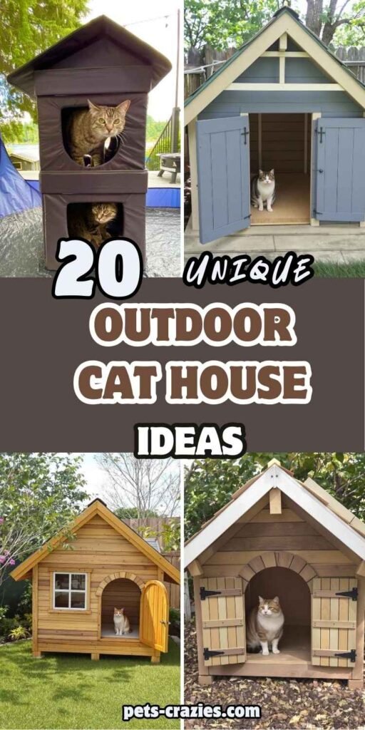 20 Cozy Outdoor Cat House Ideas