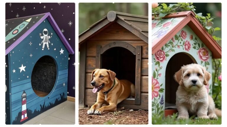 15 Dog House Painting Ideas to Brighten Up Your Backyard