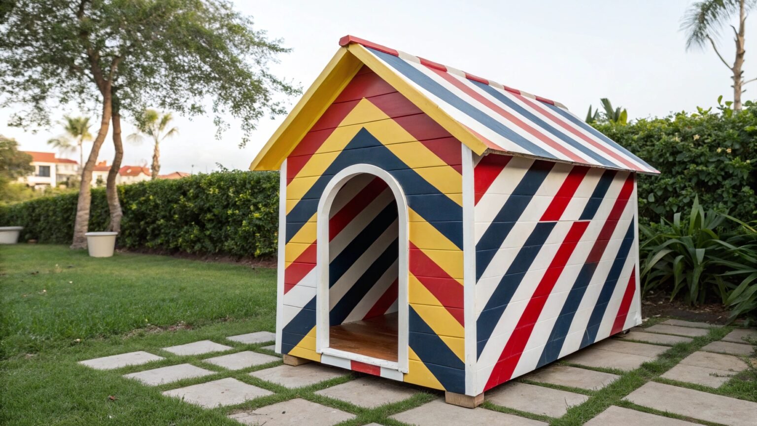 15 Dog House Painting Ideas to Brighten Up Your Backyard