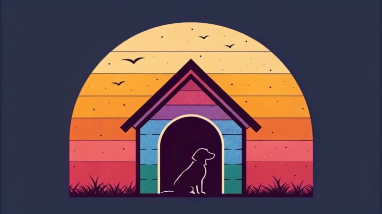 15 Dog House Painting Ideas to Brighten Up Your Backyard