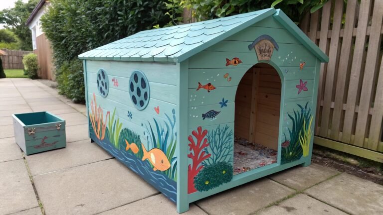 15 Dog House Painting Ideas to Brighten Up Your Backyard
