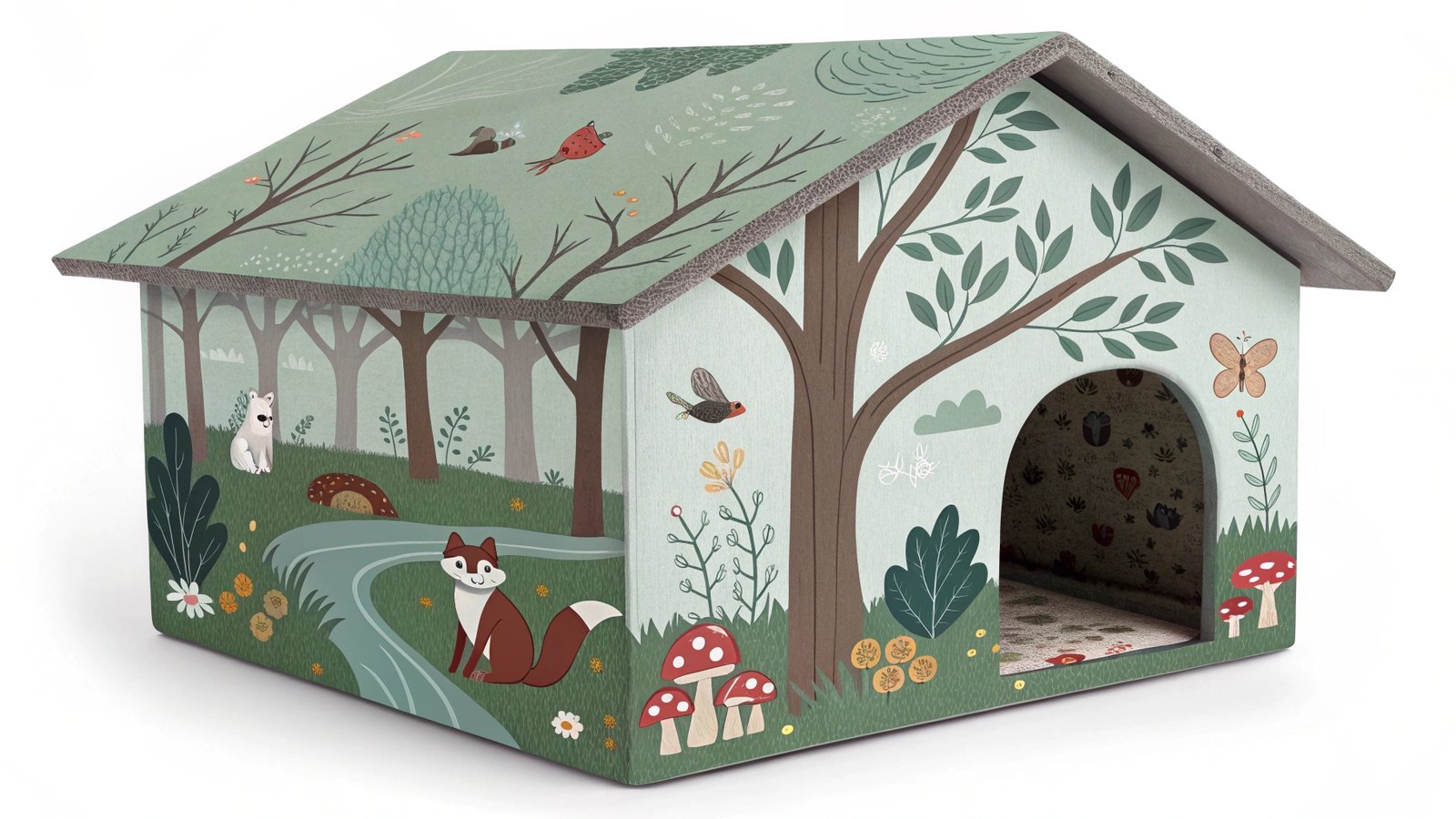 15 Dog House Painting Ideas to Brighten Up Your Backyard