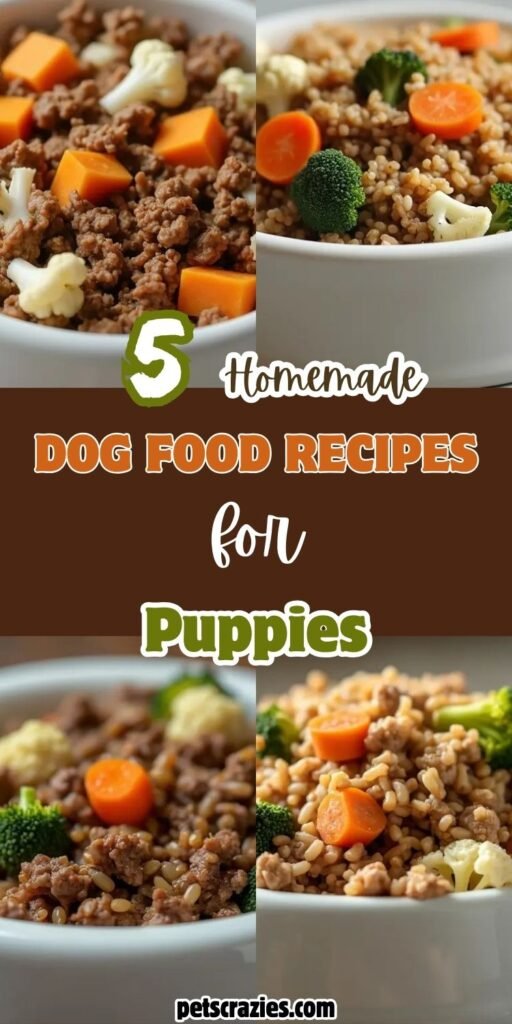 5 Homemade Dog Food Recipes for Puppies